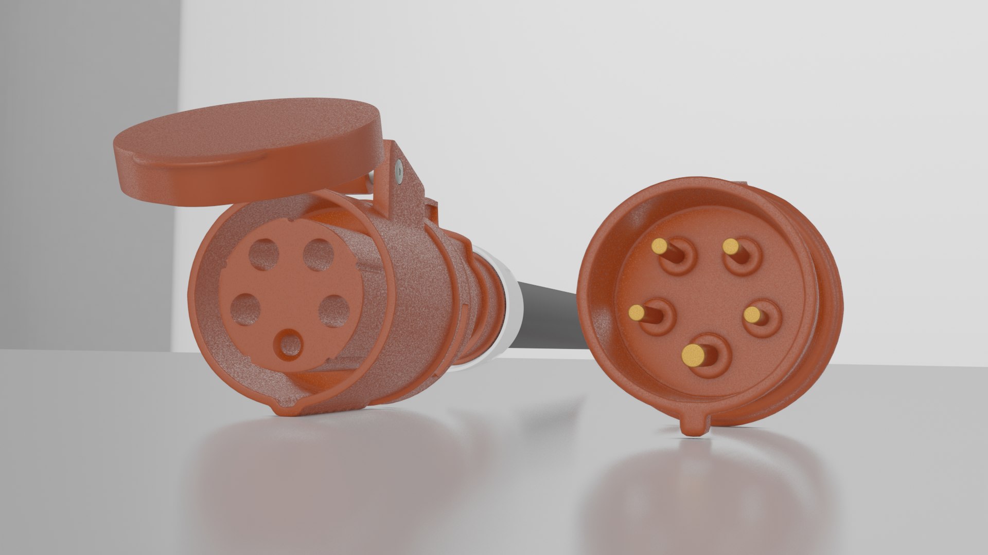 3D Plug Electric Pin Model - TurboSquid 1678245