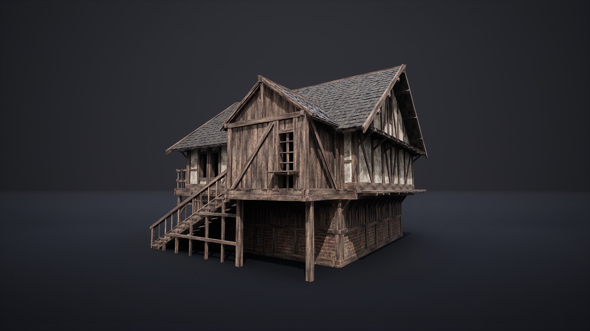 MEDIEVAL SLAVIC HOUSE COTTAGE CABIN HUT TOWN CITY AAA NEXTGEN 3D Model - TurboSquid 1994113