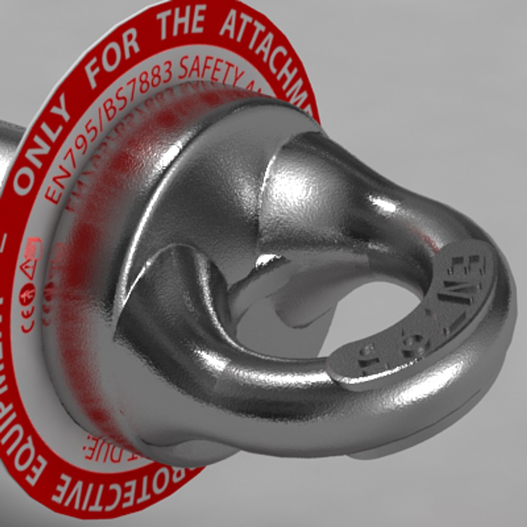 En795 Safety Eyebolt 3ds