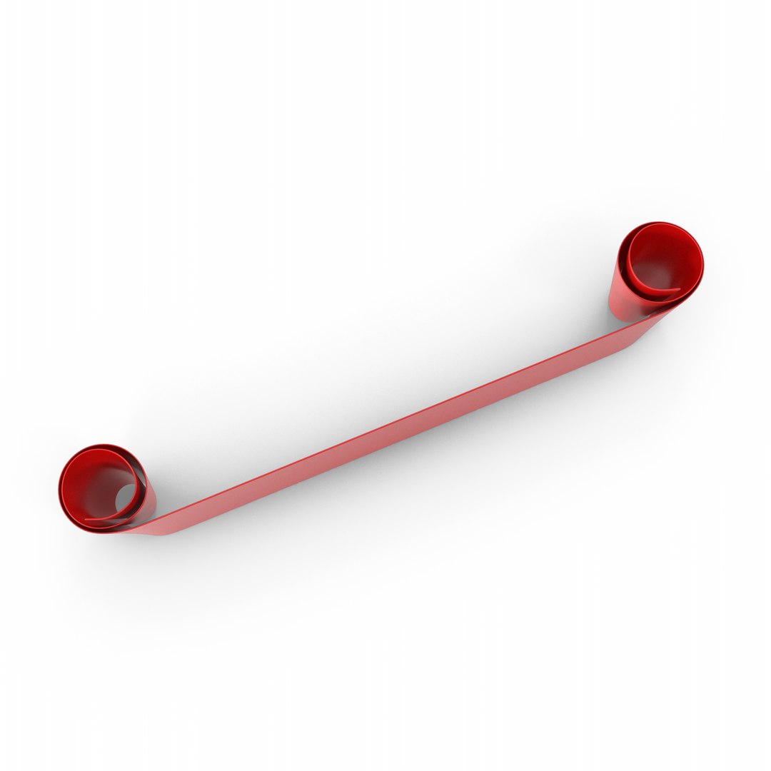 Red Scroll Ribbon Banner 3D model - TurboSquid 2047719