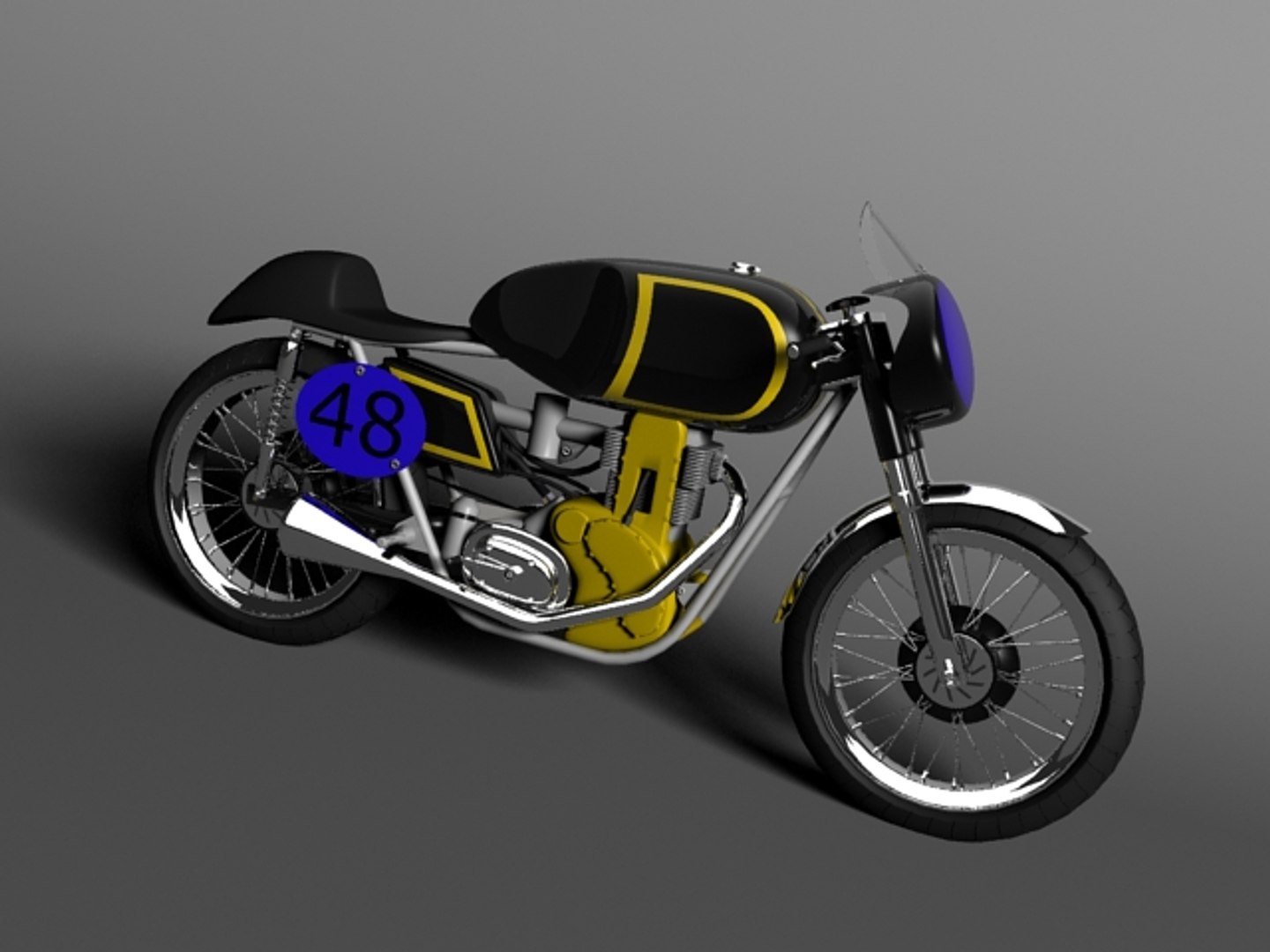 Racer Café Ajs 7r 3d Max