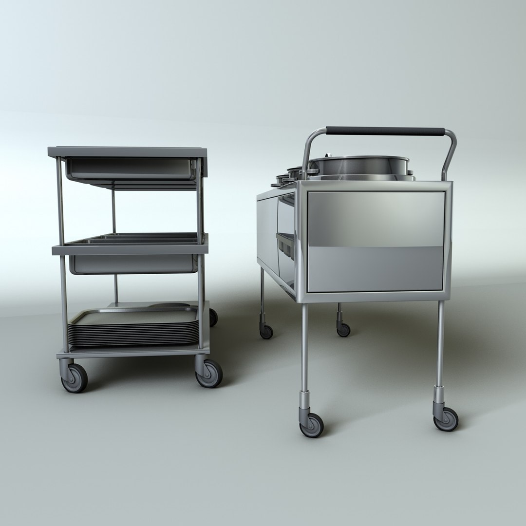 canteens restaurants 3d c4d