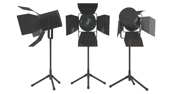 hd studio light 3d model