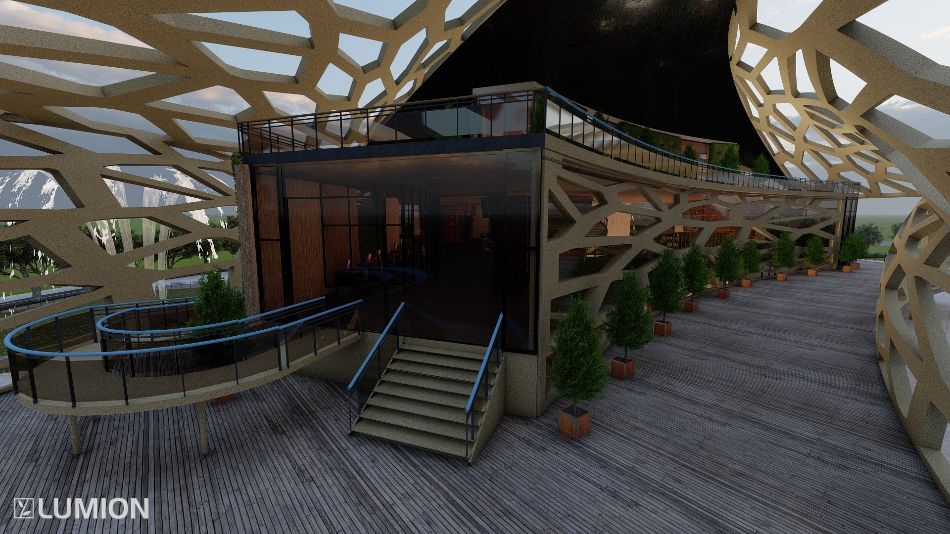3D Innovative Community Center Triangle shape model - TurboSquid 2061681