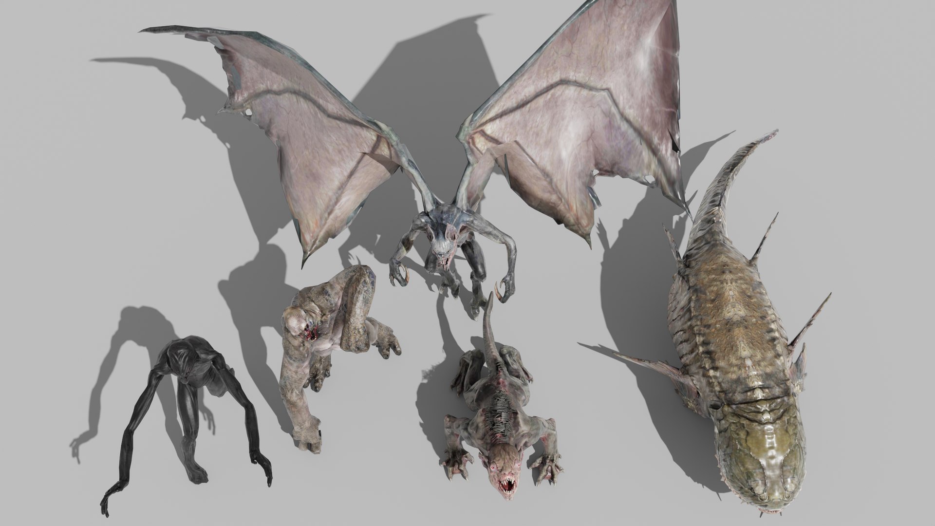 3D model PUBG Mobile x Metro Exodus MONSTERS Animated - TurboSquid 2070526