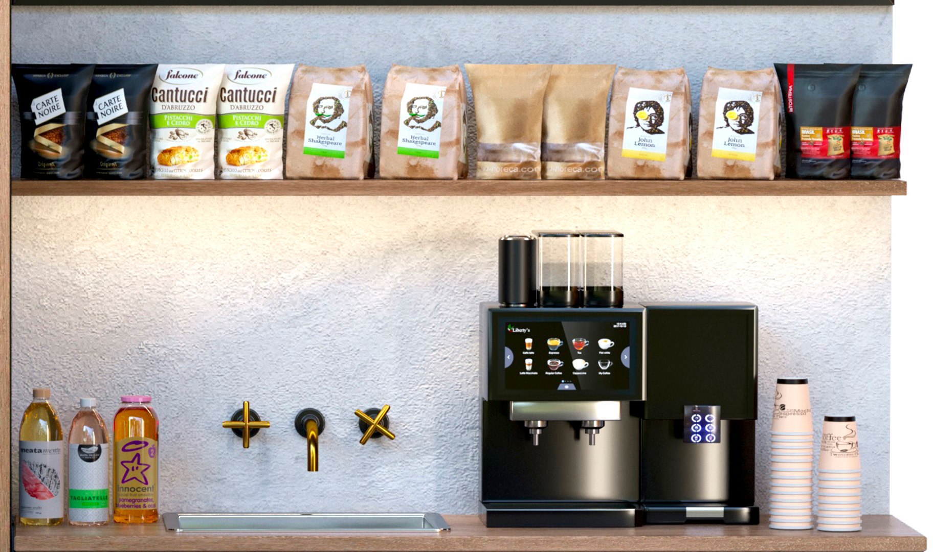 3D Coffee Dot In Minimalist Style Model - TurboSquid 1918538