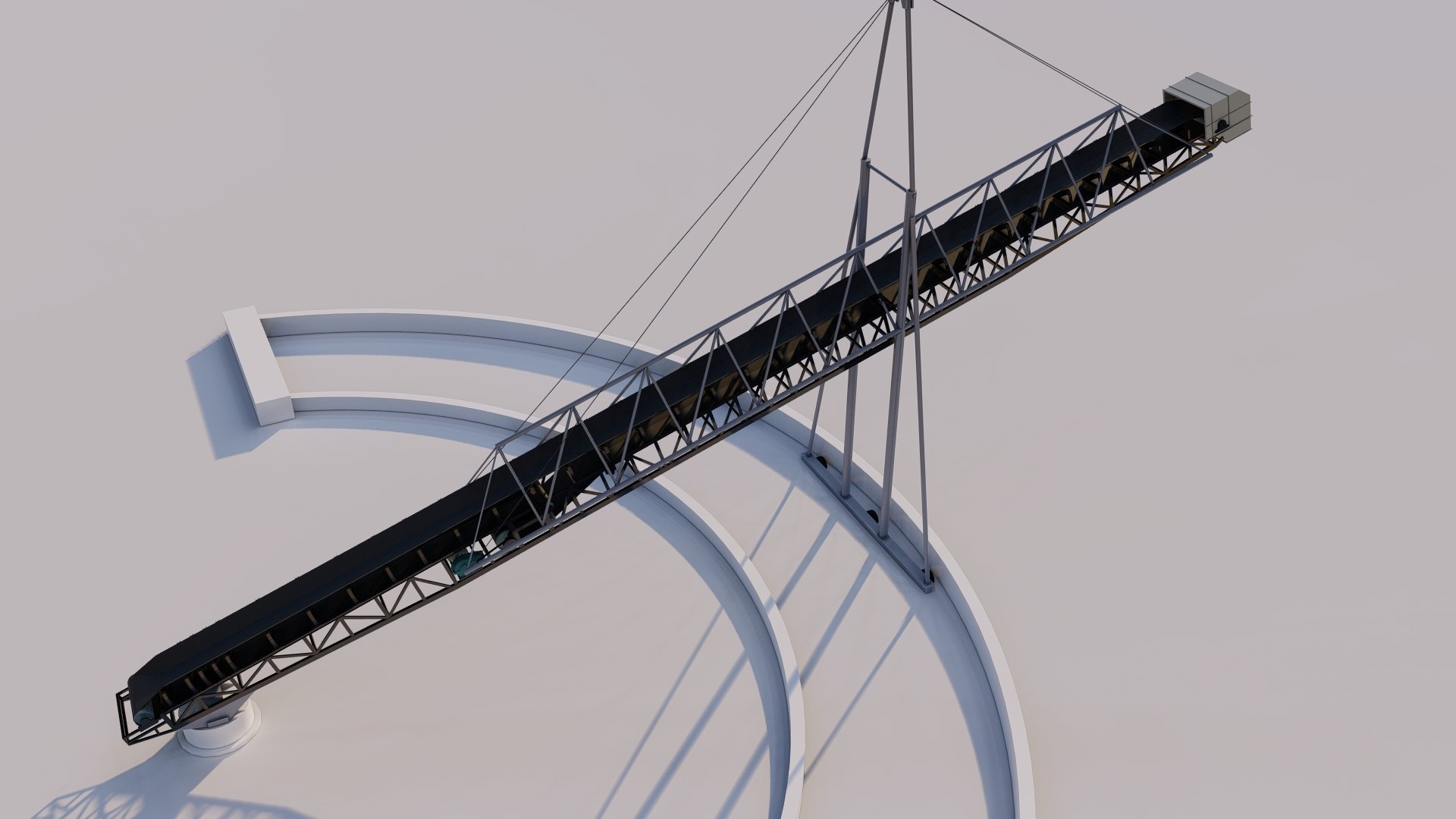 3D stacker conveyor - TurboSquid 2115142