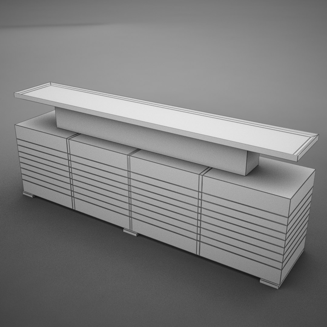 3d Model Dining Room Buffet Table