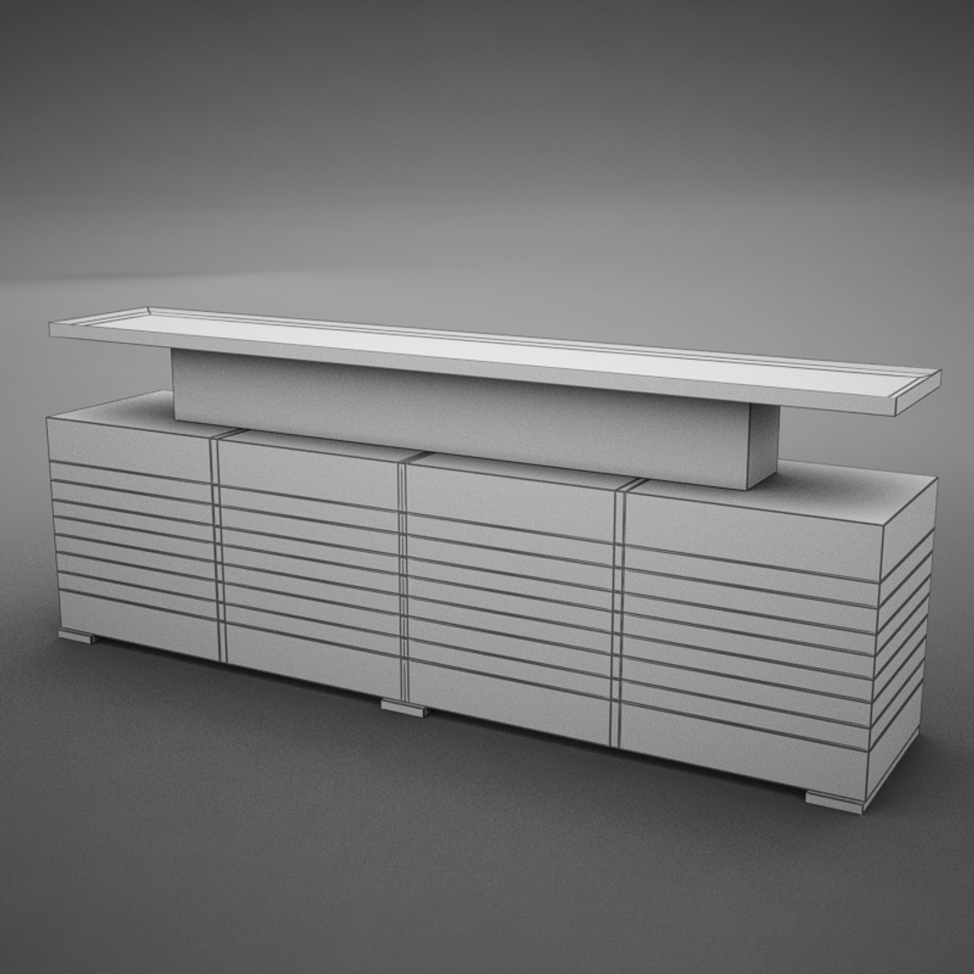 3d Model Dining Room Buffet Table