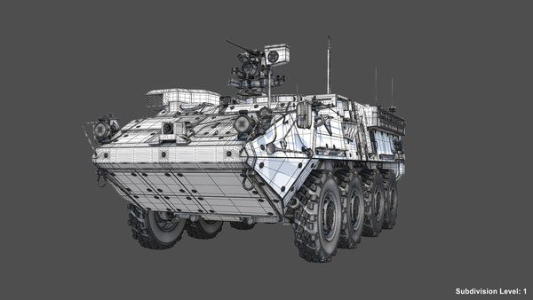 modelo 3d M1126 Stryker - TurboSquid 1741507