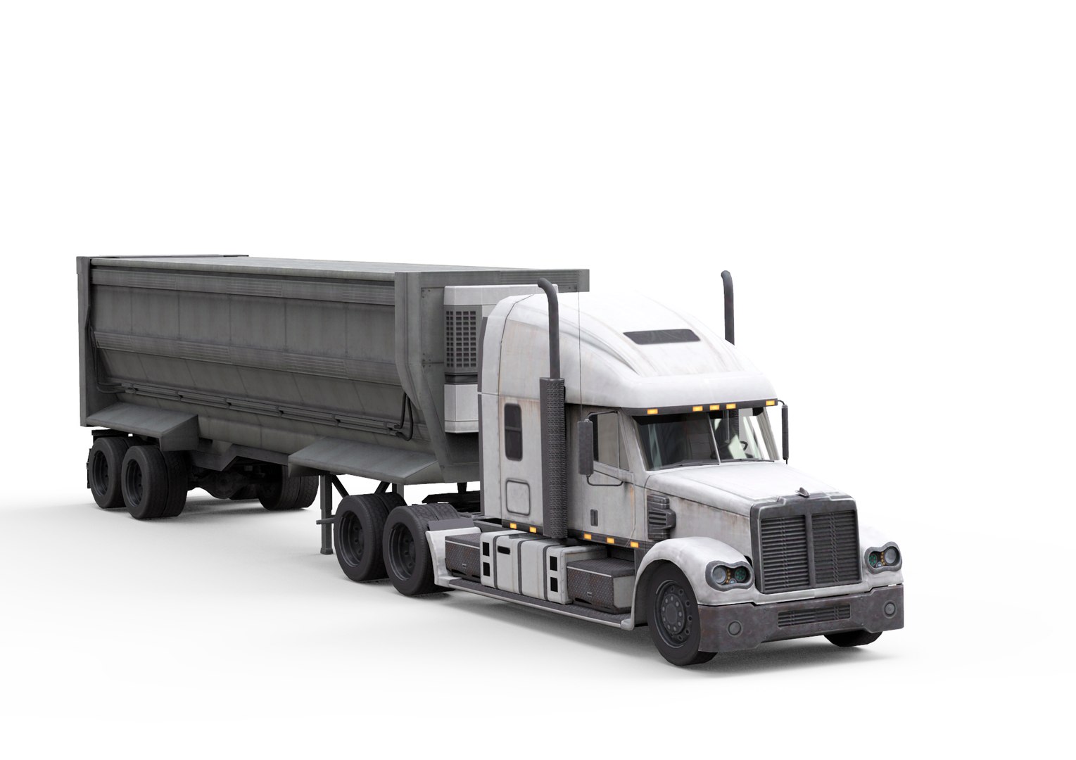 Heavy Semi Trailer 3D Model - TurboSquid 1377408
