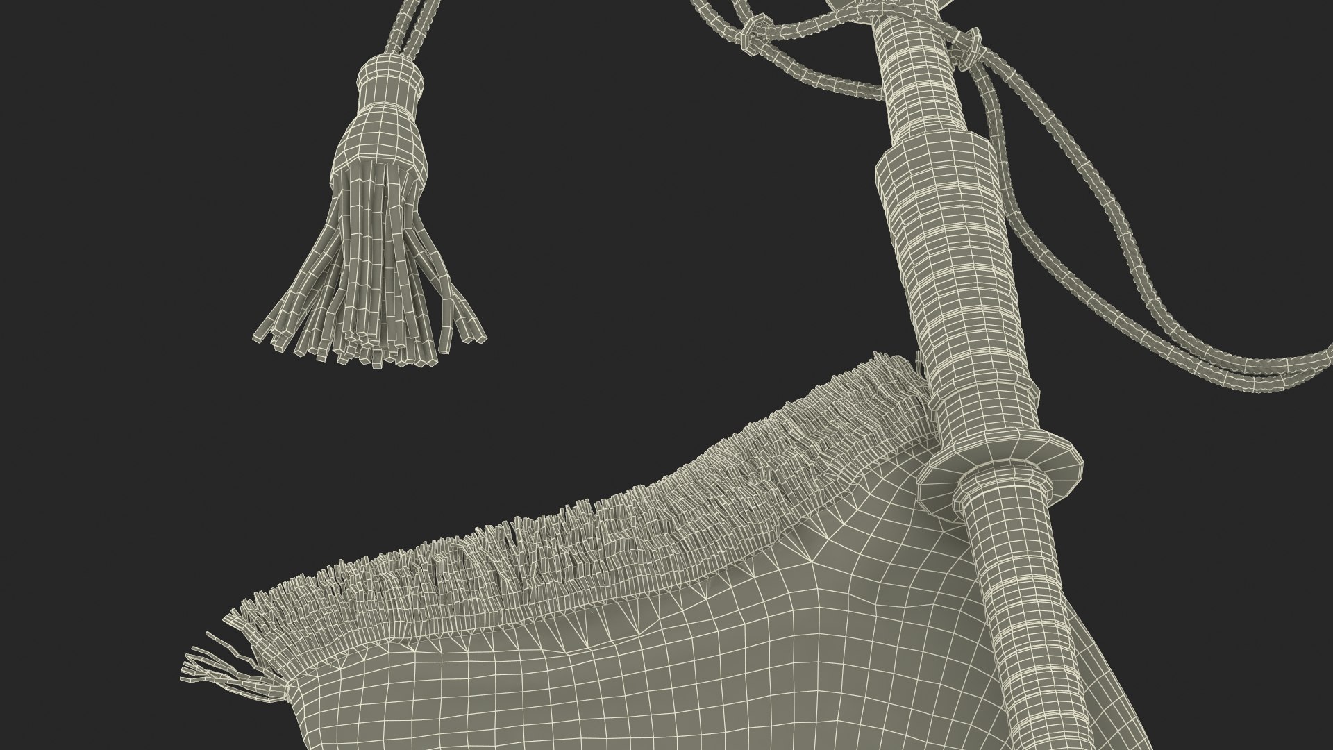 3D Scottish Bagpipes Instrument Green - TurboSquid 2230760