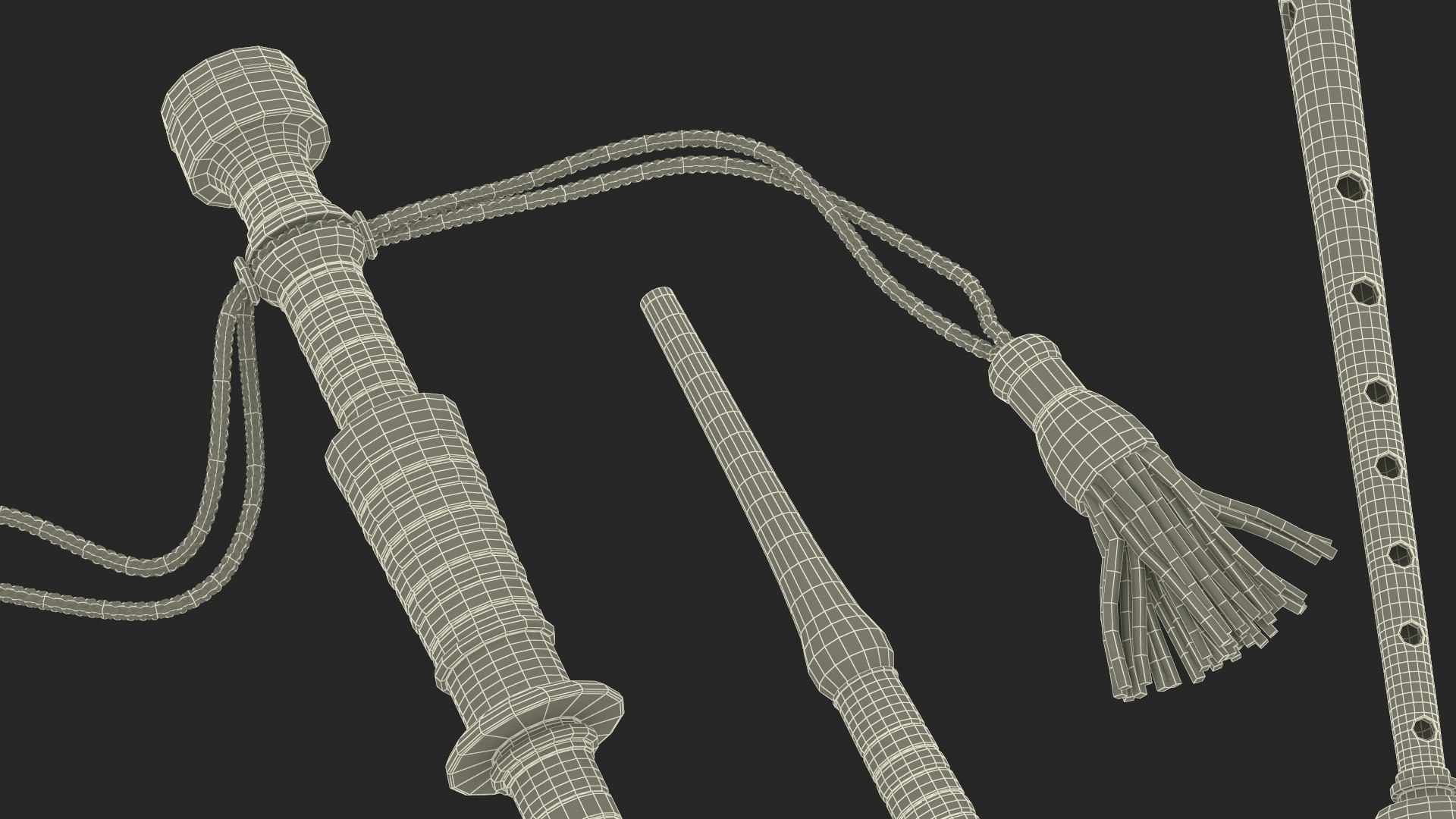 3D Scottish Bagpipes Instrument Green - TurboSquid 2230760