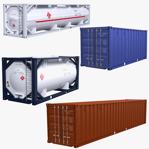 Generic container trailer 3D model - TurboSquid 1511407
