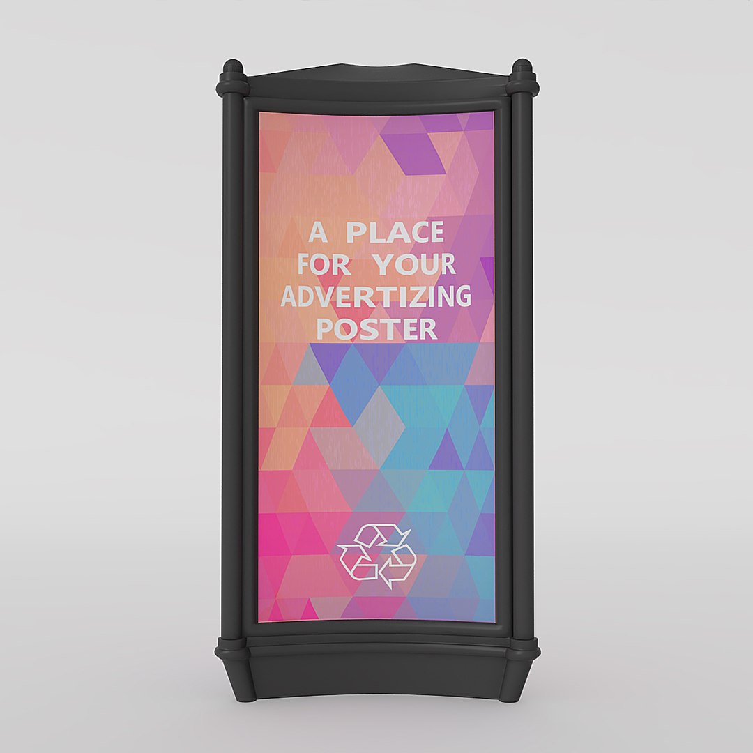 3d Outdoor Advertising Stand