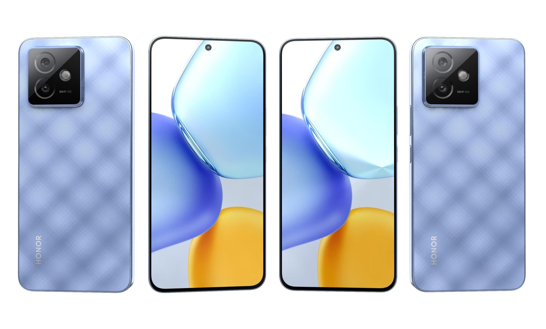 3D Honor X60 GT Blue Model - TurboSquid 2414351