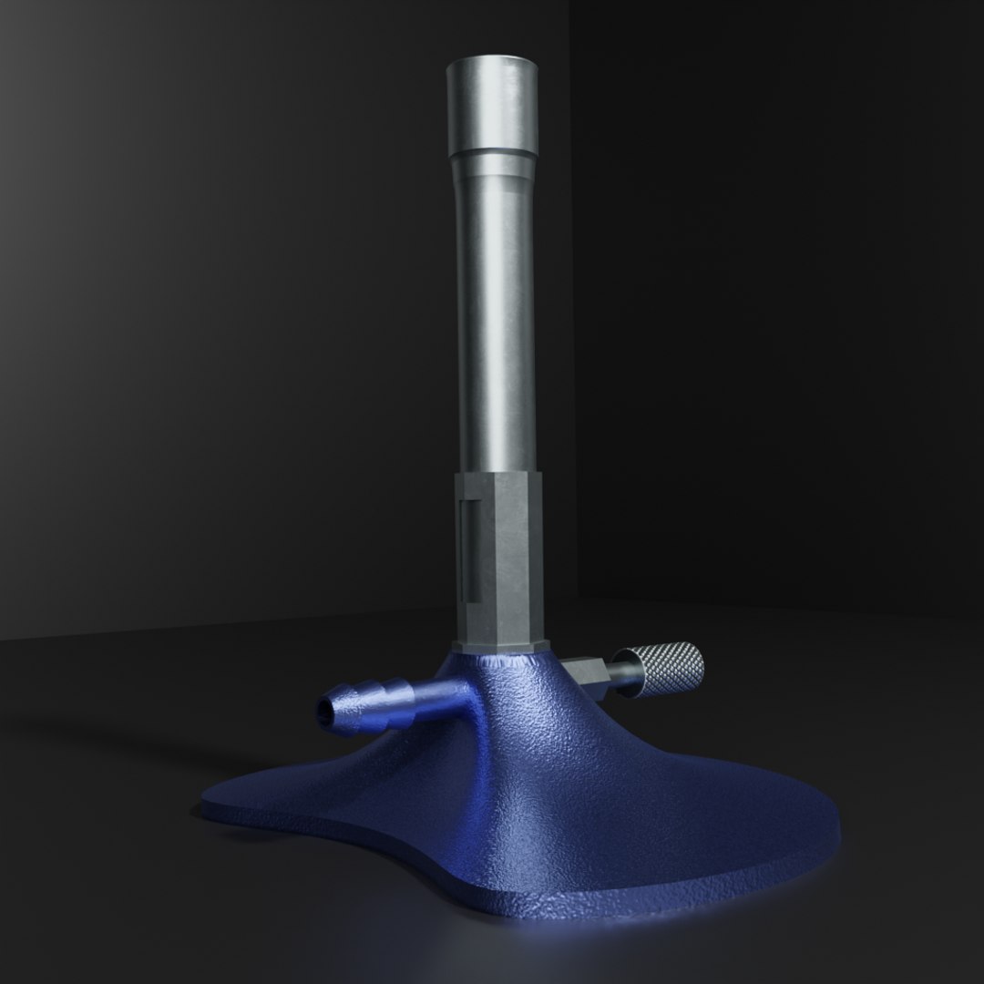 3D Bunsen Burner - TurboSquid 1567771