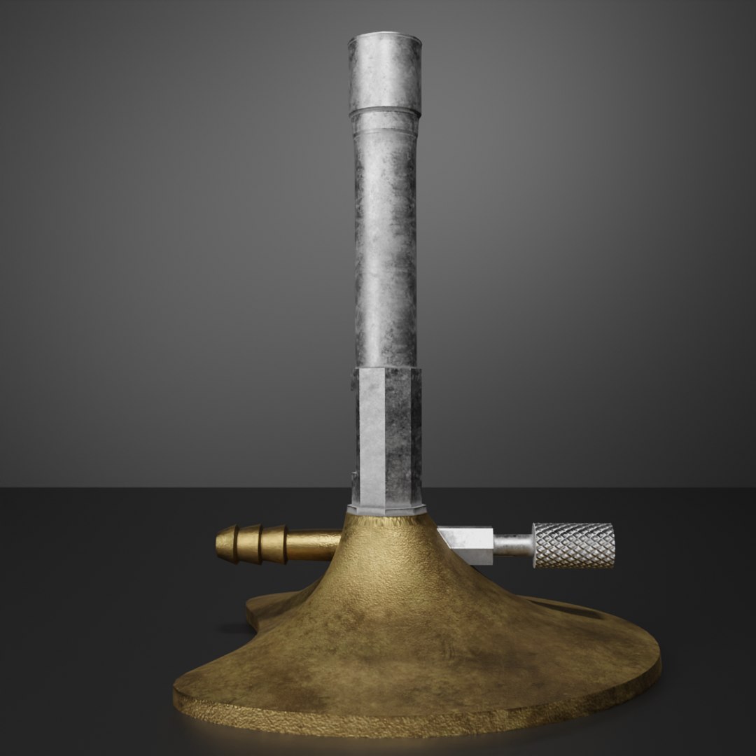 3D Bunsen Burner - TurboSquid 1567771