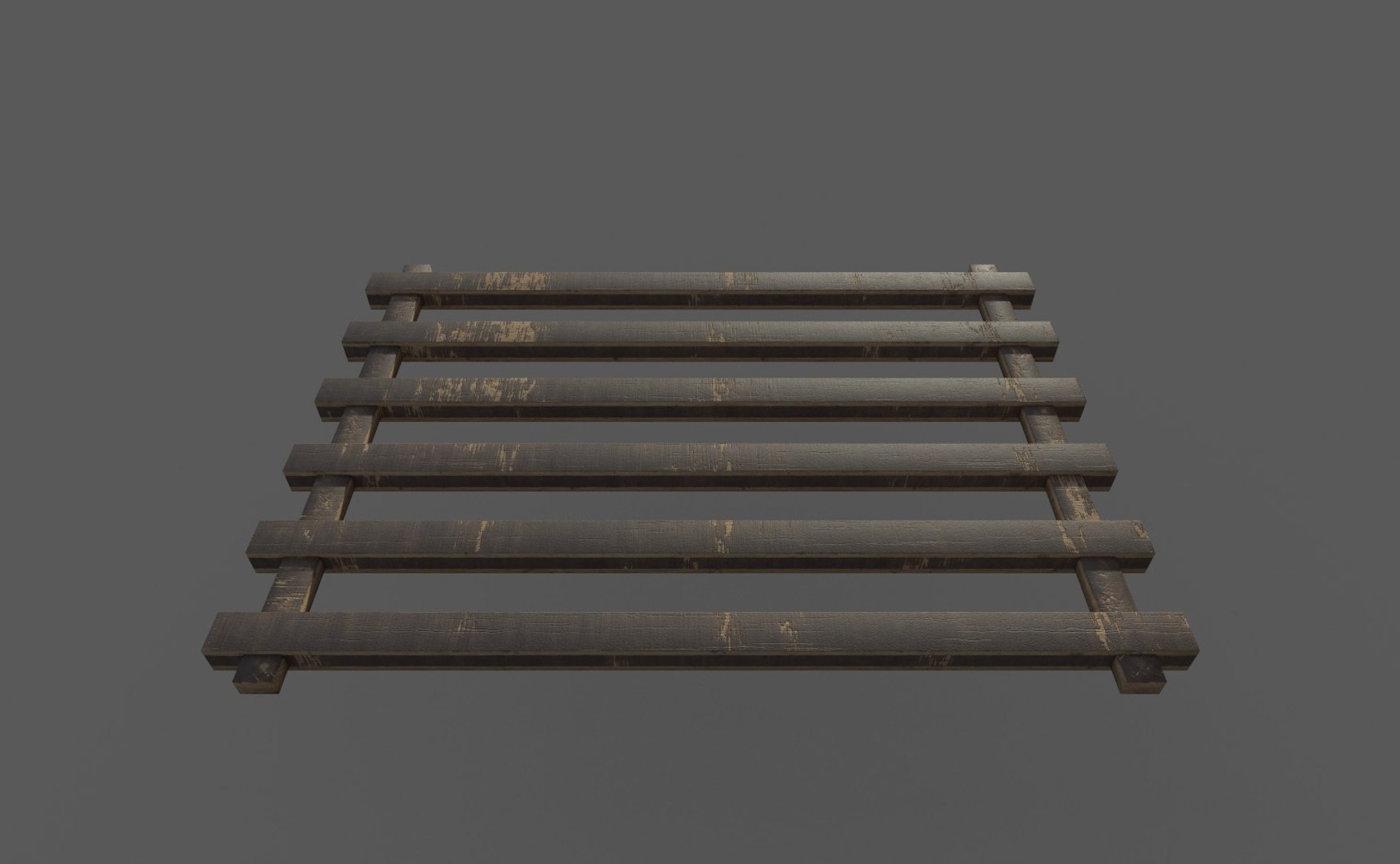 3D rail wood model - TurboSquid 1341273
