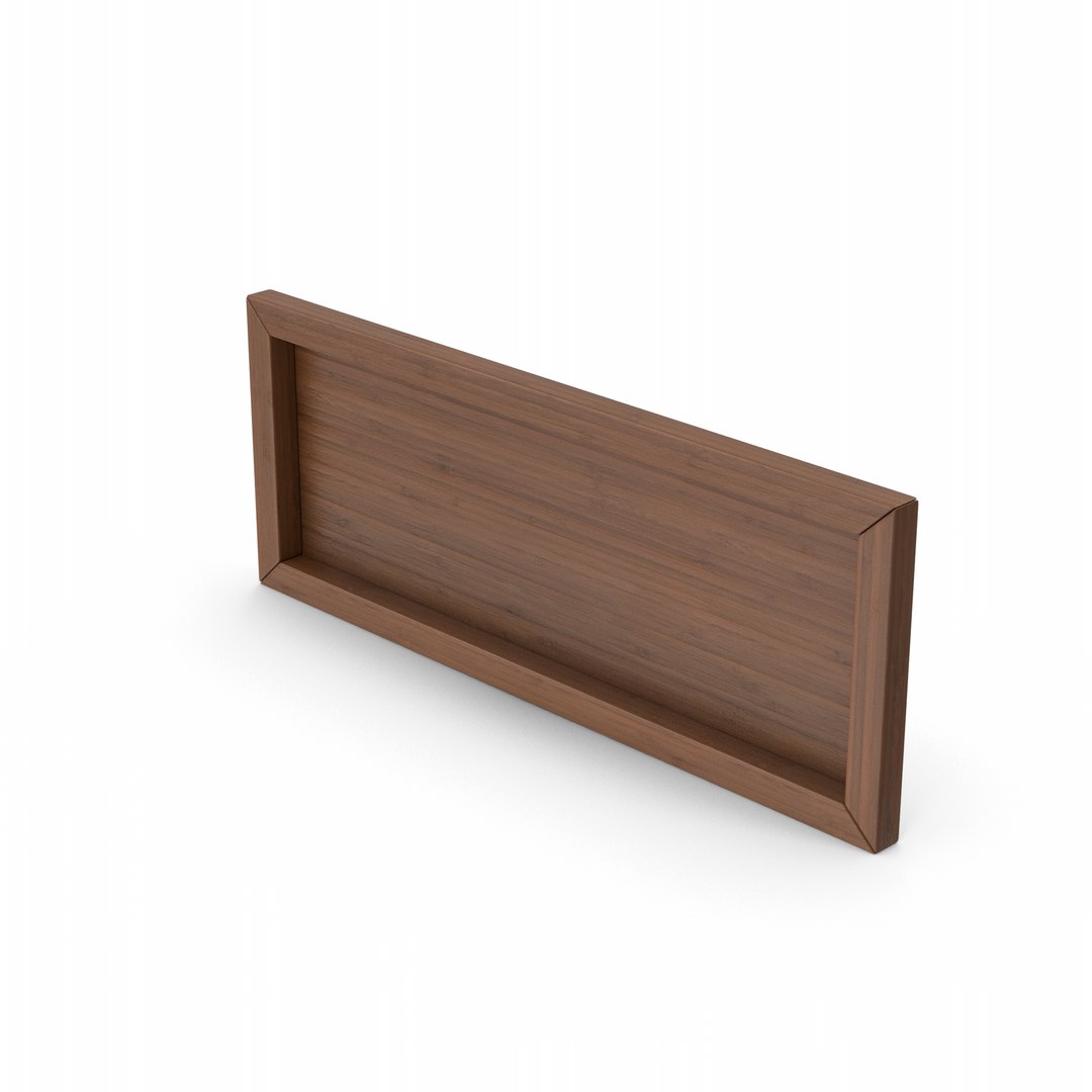 3D Dark Wooden Signboard - TurboSquid 2060386