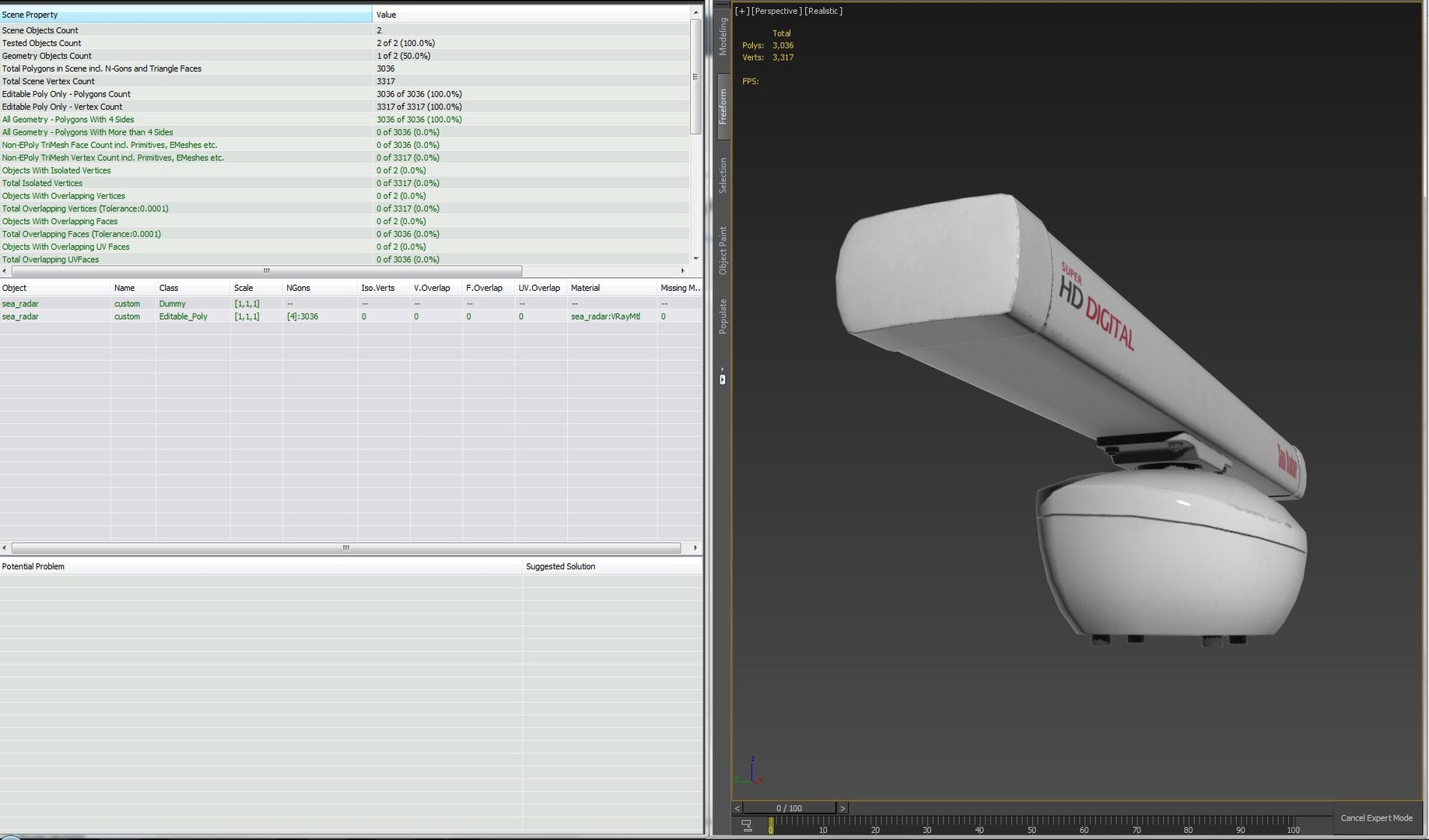 3d Sea Radar