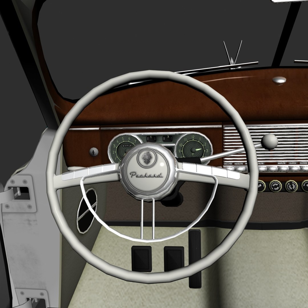 Packard 1948 Taxi Cab Obj