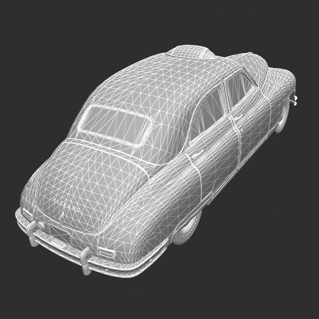 Packard 1948 Taxi Cab Obj