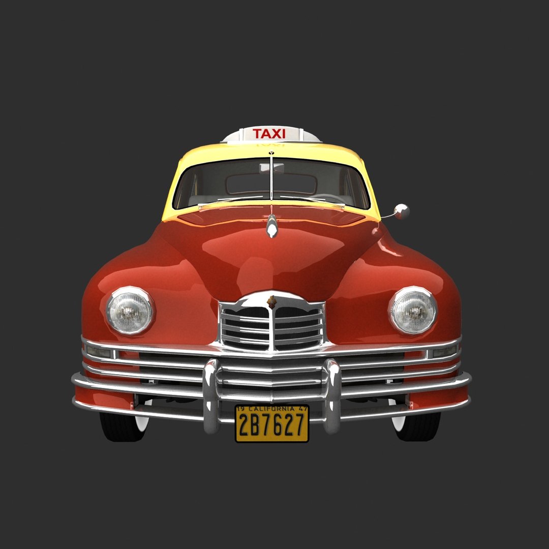 Packard 1948 Taxi Cab Obj