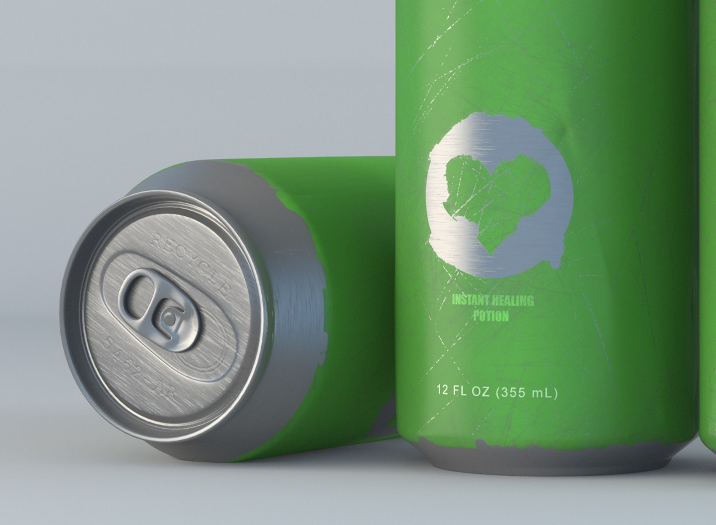 Instant Healing Potion 3d Model