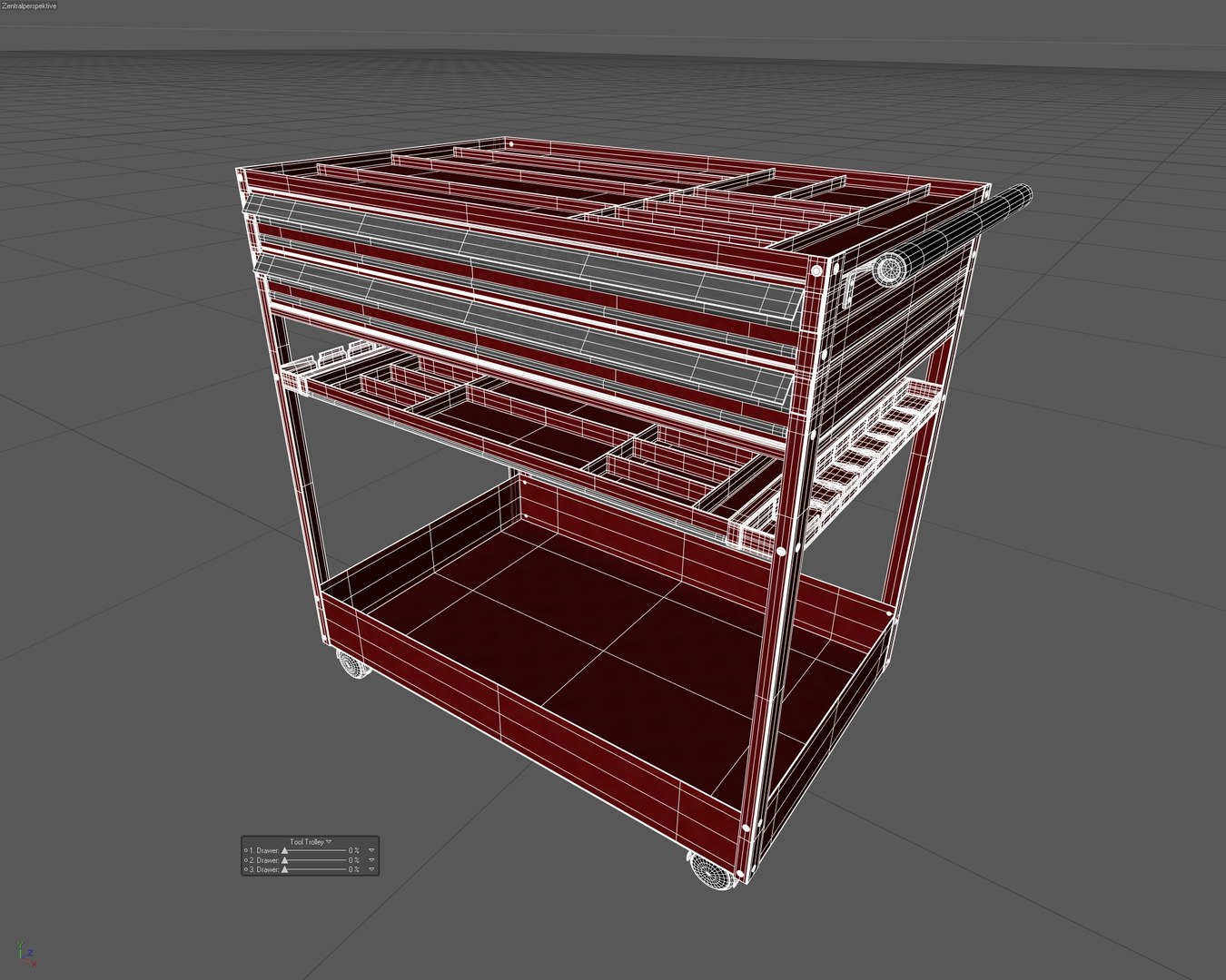 Tool Trolley 3d C4d