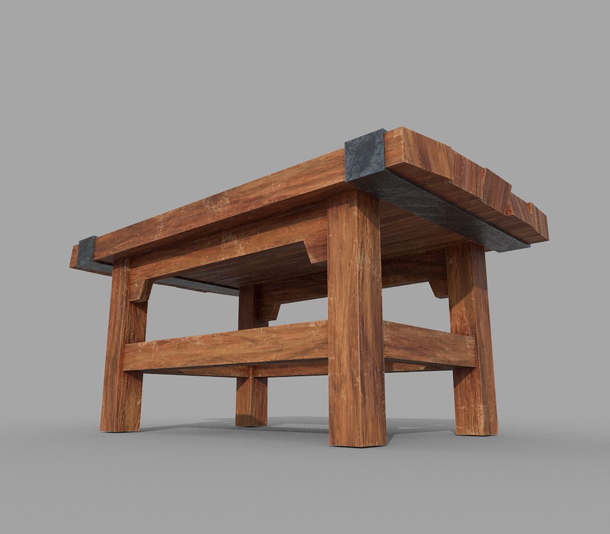 Medieval Table 3D Model - TurboSquid 1765110
