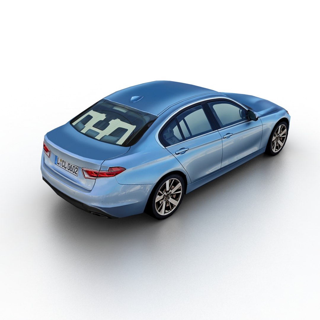 generic sedan 3d model