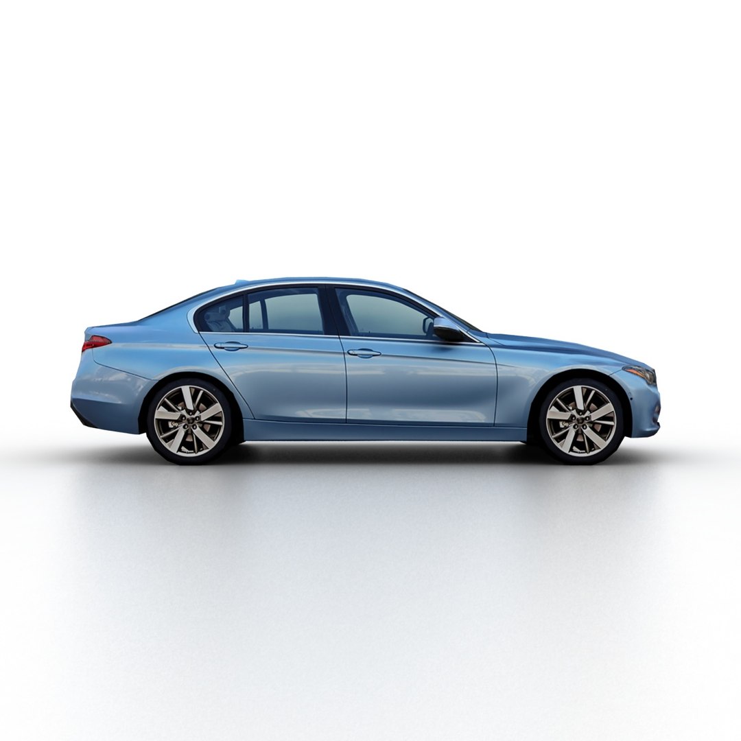 generic sedan 3d model