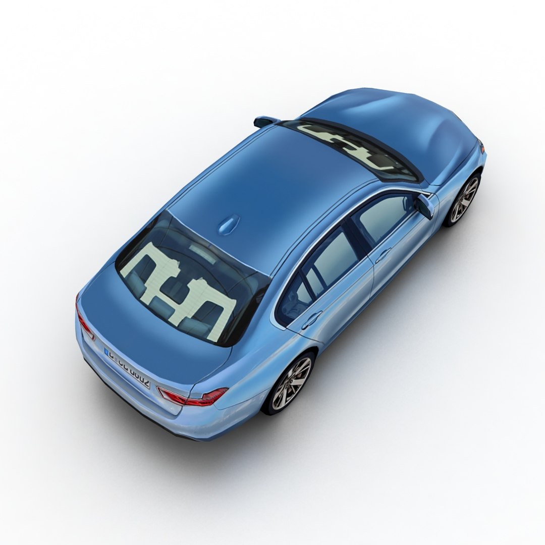 generic sedan 3d model
