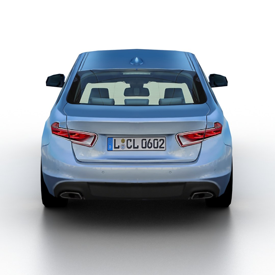 generic sedan 3d model
