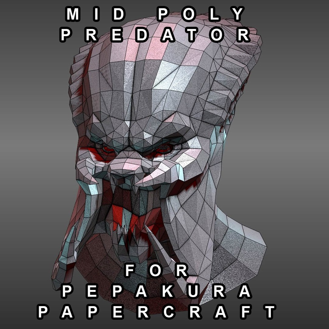 3d Model Of Predator Pepakura