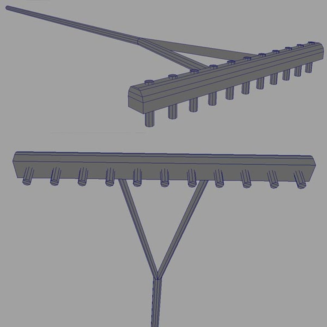 Rake 3d Model