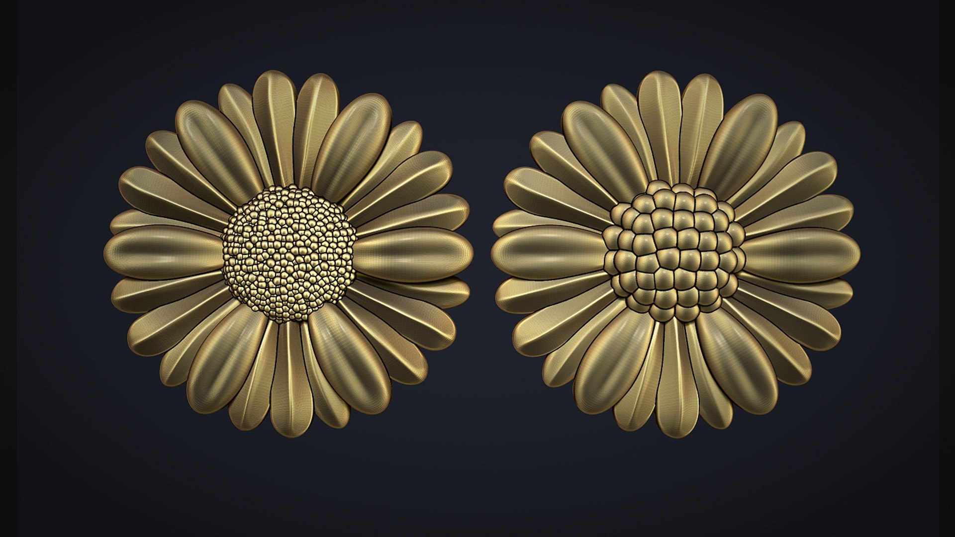 3D Daisy Flowers Bas Relief 3D Print Model Model - TurboSquid 2367441