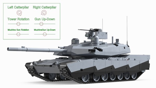 modelo 3d Abrams X Tank Gris Aparejado - TurboSquid 2083699