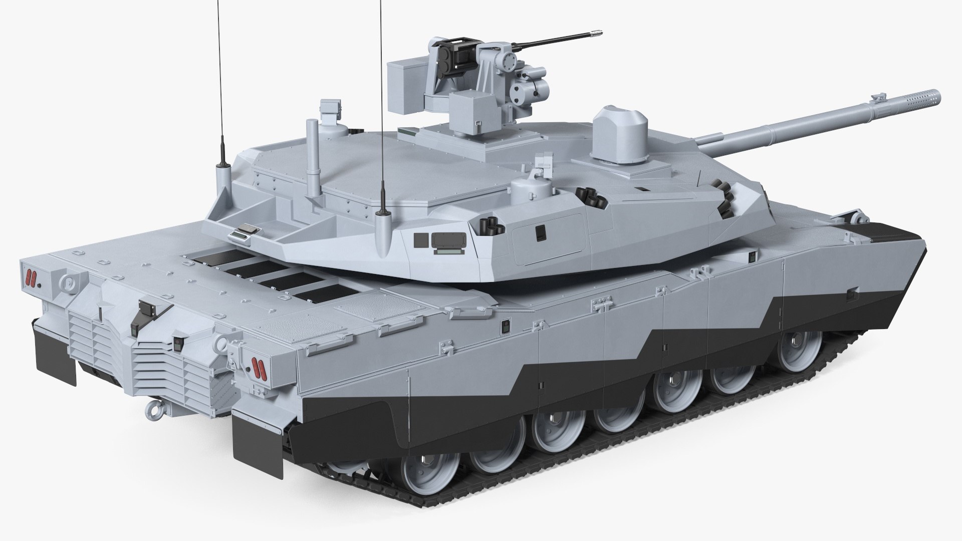 Abrams X Tank Grey Rigged model - TurboSquid 2083699