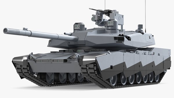 modelo 3d Abrams X Tank Gris Aparejado - TurboSquid 2083699