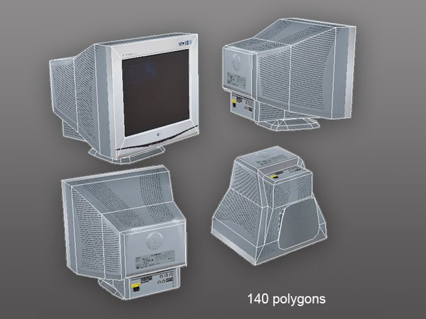 3ds max crt monitor