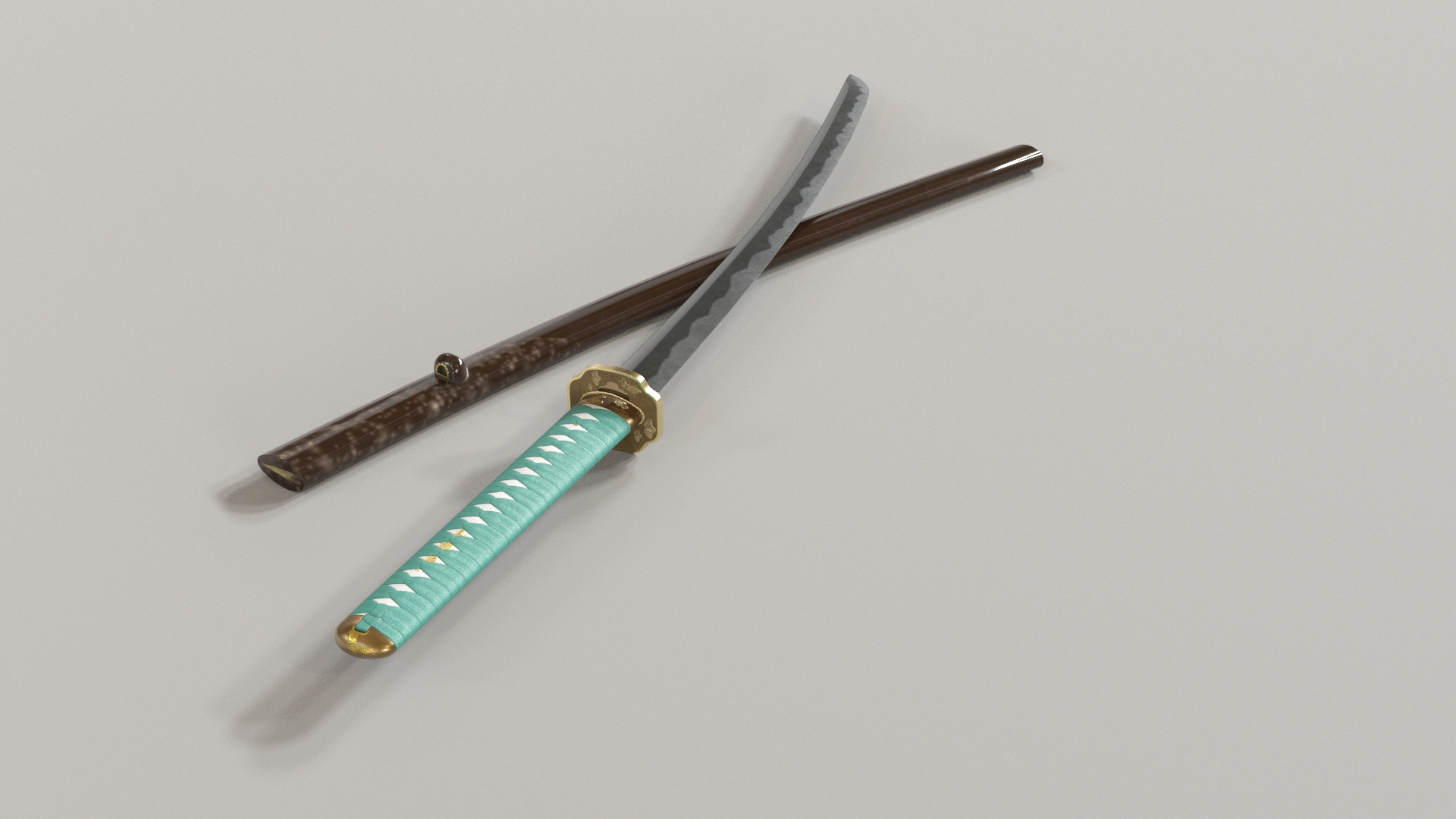 Praying Mantis Katana Model - TurboSquid 1432755