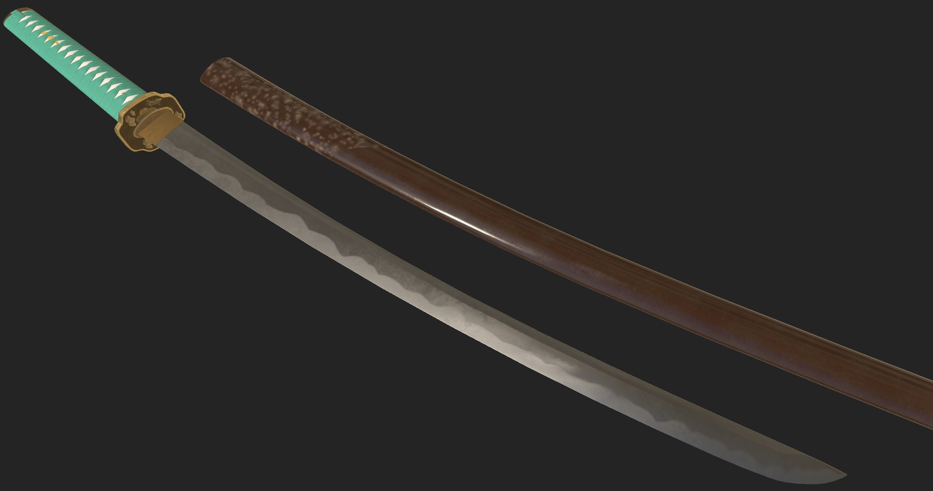Praying Mantis Katana Model - TurboSquid 1432755