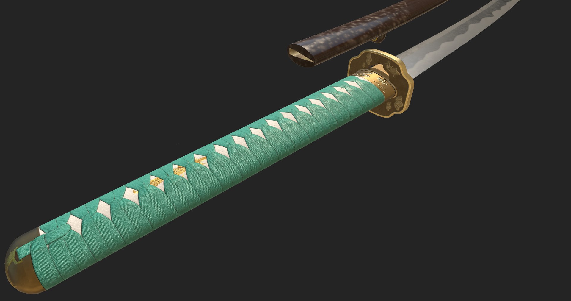 Praying Mantis Katana Model - TurboSquid 1432755