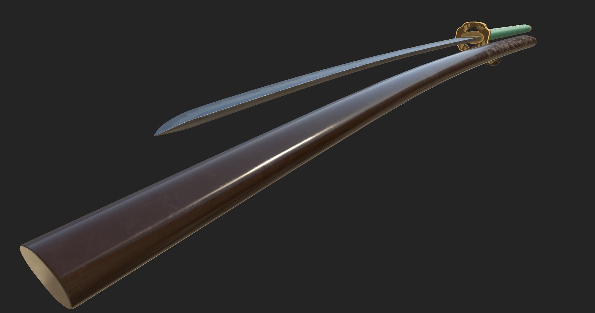 Praying Mantis Katana Model - TurboSquid 1432755