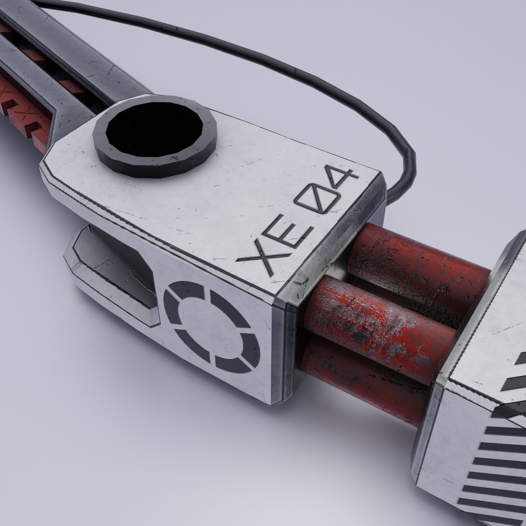 Sci-fi tools Collection lowpoly PBR 3D model - TurboSquid 1929525