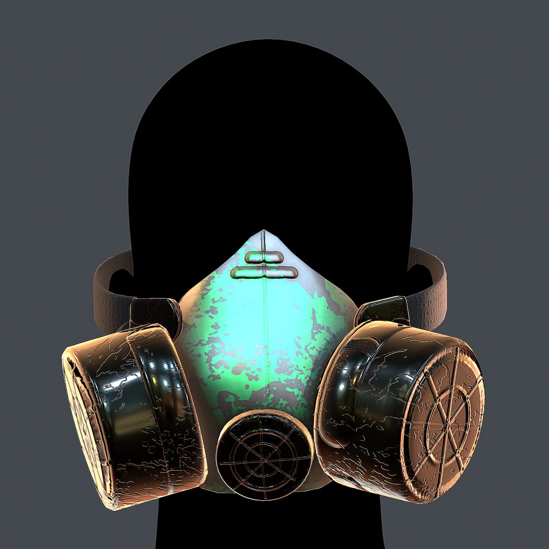 3D Gas Mask Helmet Model - TurboSquid 1681775