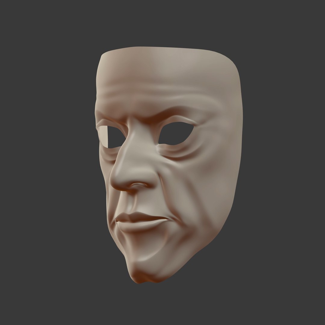 3d Model Anonymous Mask