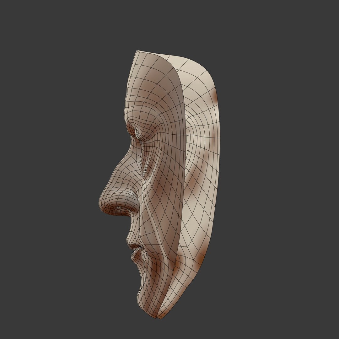 3d Model Anonymous Mask